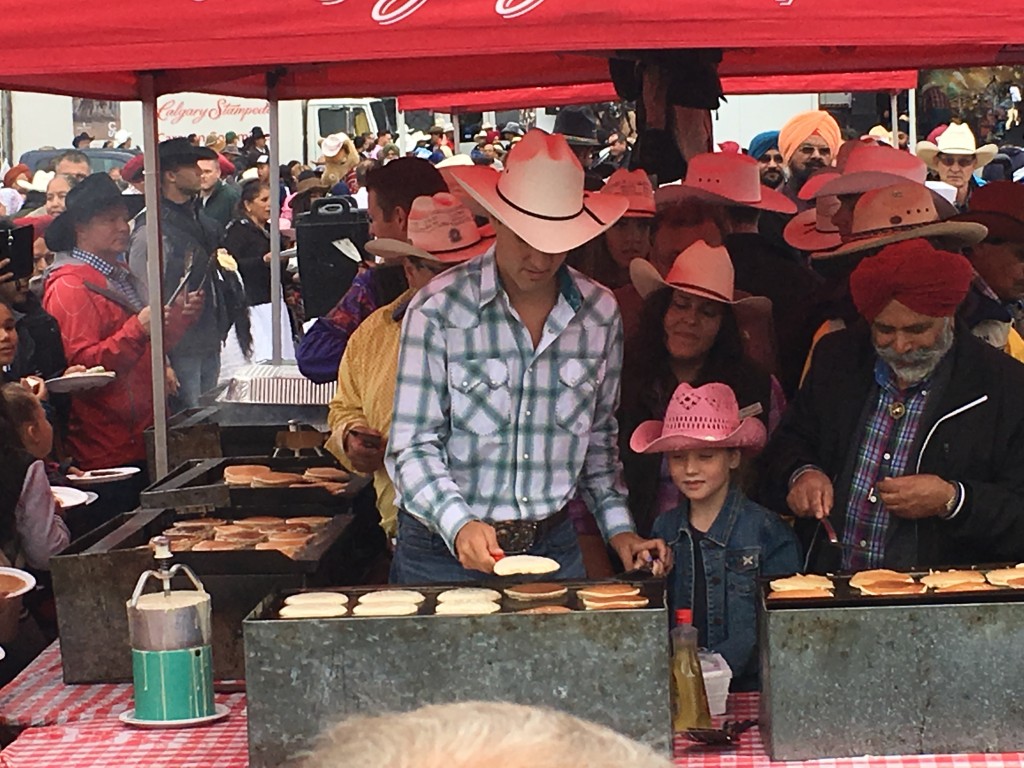 Trudeau visits Hehr's pancake breakfast as he makes the Calgary ...