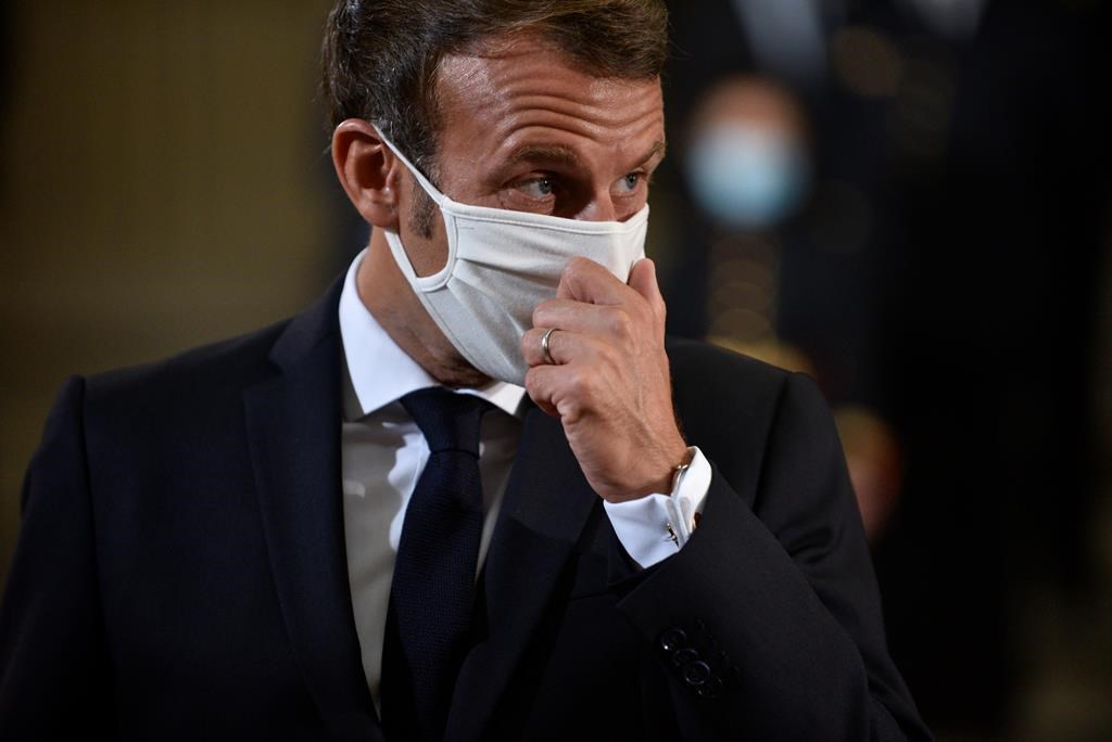 Macron decries 'Islamic separatism,' defends blasphemy