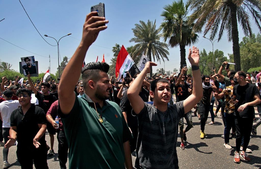 Iraqi protesters take to streets, decry targeted killings