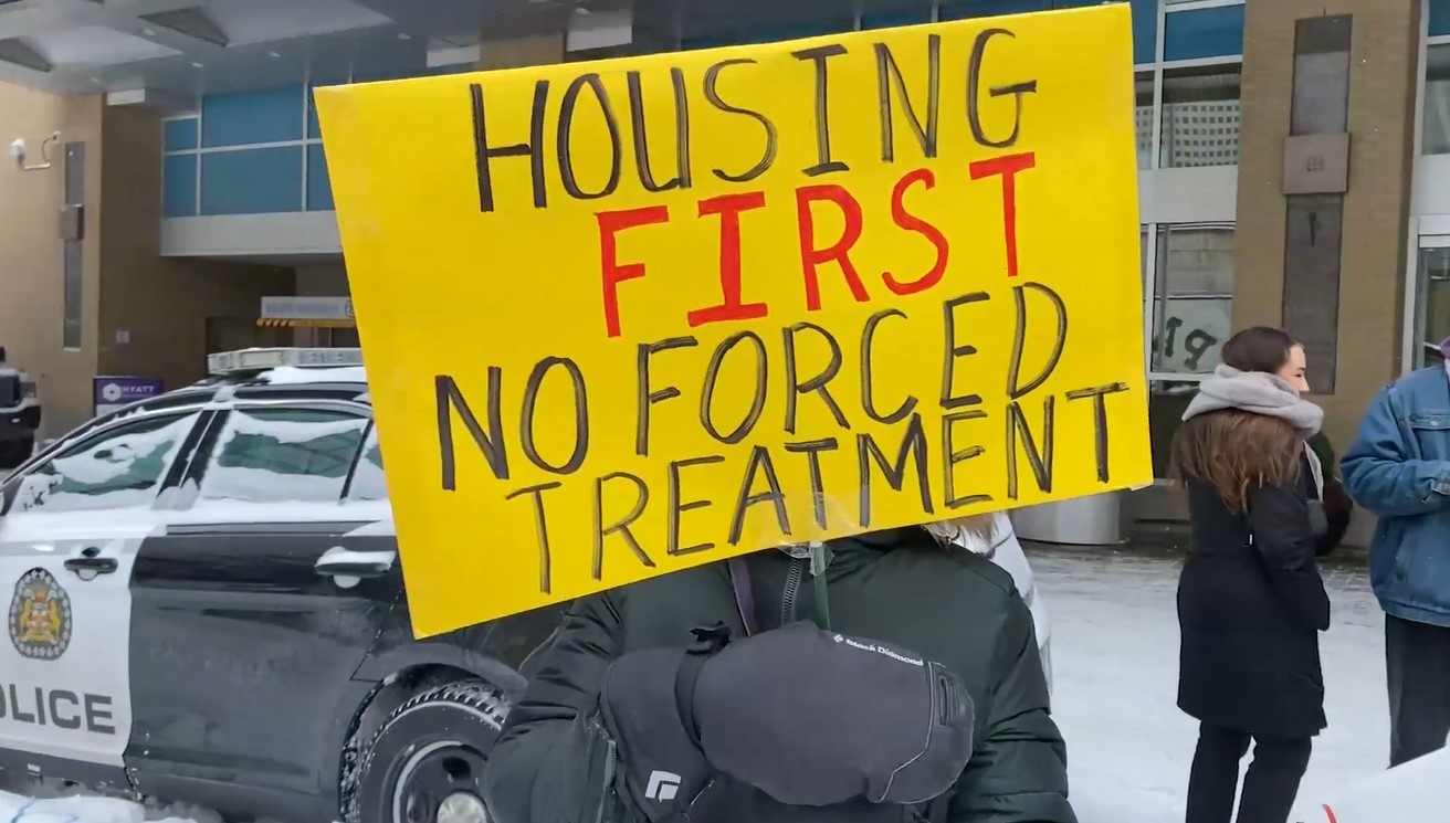 Alberta's recovery model sparks protest | CityNews Calgary