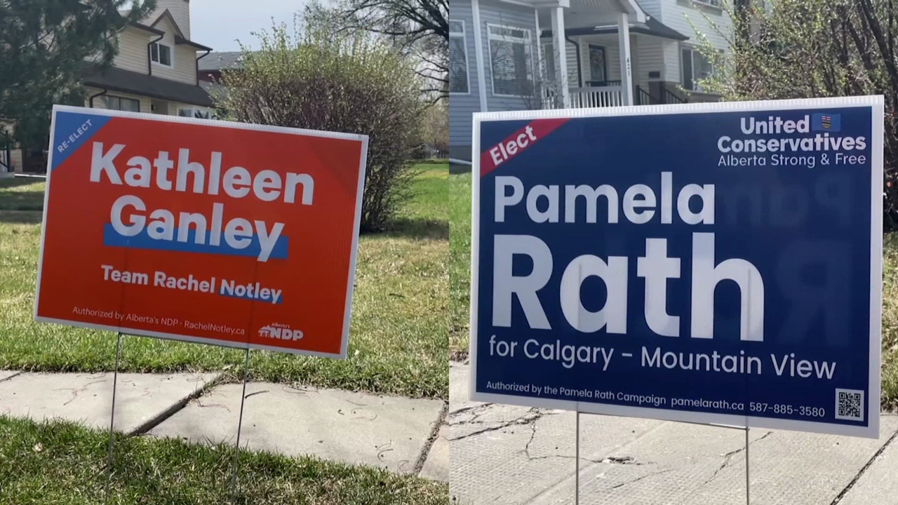 Alberta election signs: How much do they matter? - CityNews Calgary