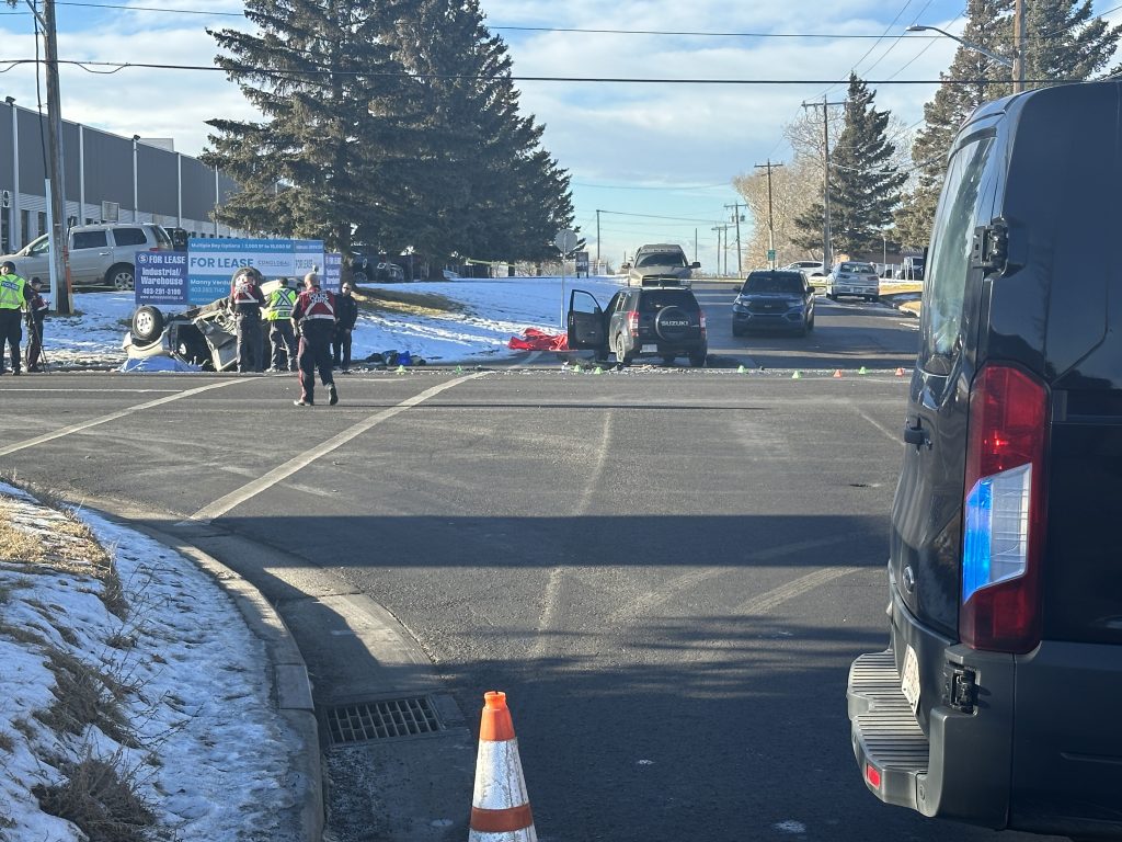NE Calgary road closed due to accident - CityNews Calgary