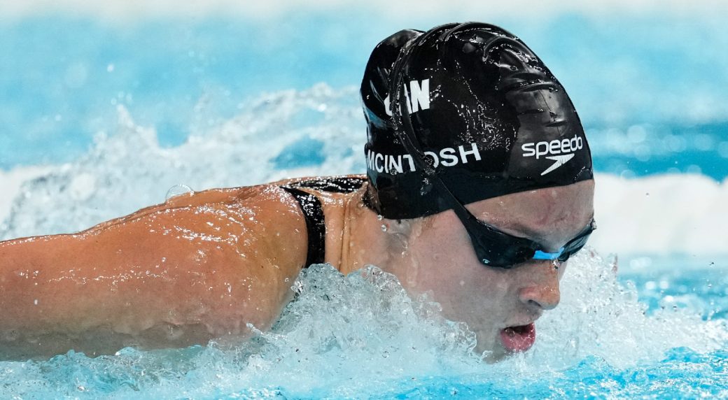 McIntosh qualifies for 400-metre individual medley final in Paris