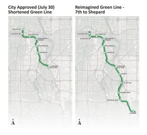 Alberta proposes new route for Calgary Green Line