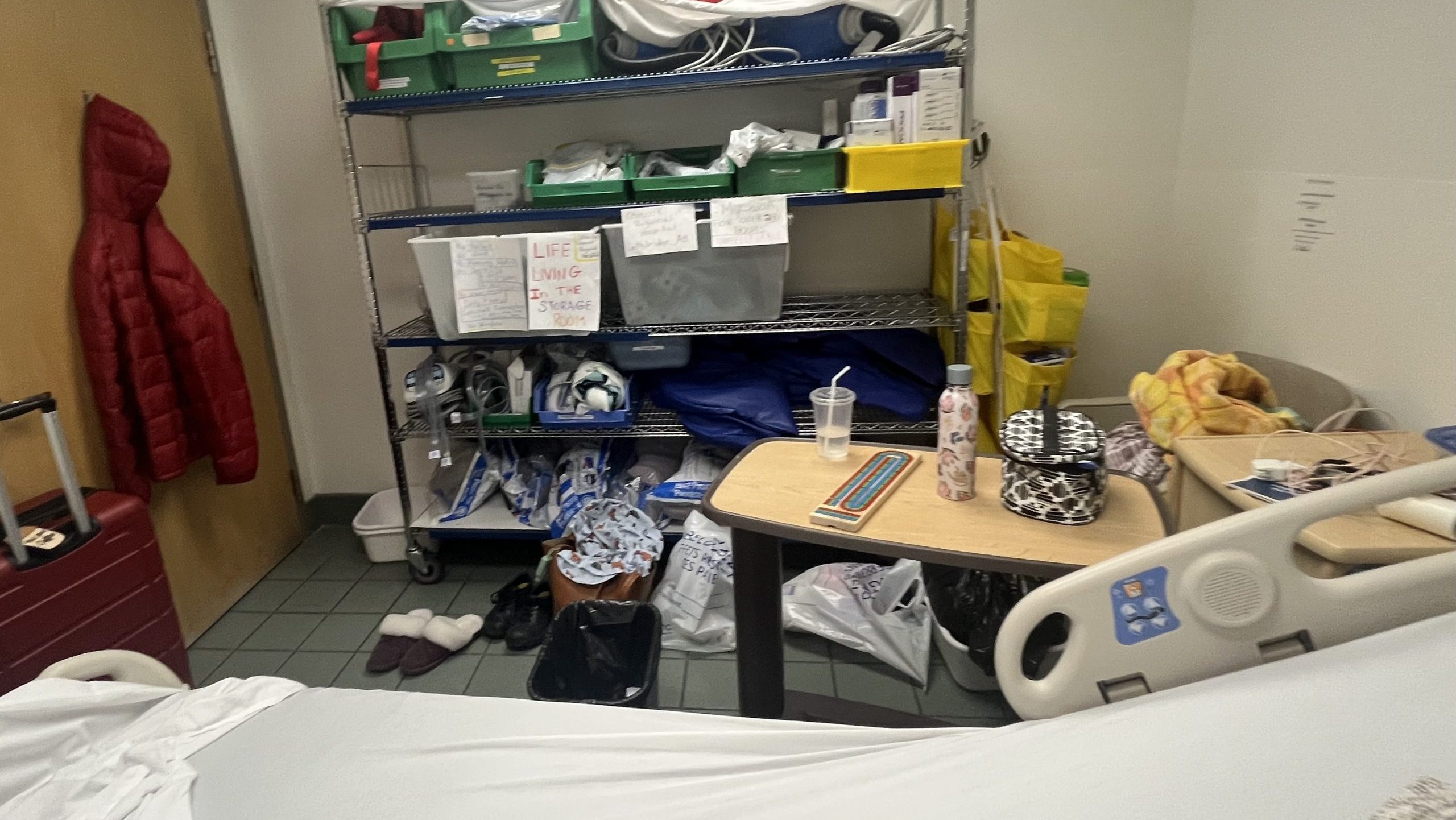 Cancer patient forced to stay in storage closet at Alberta hospital