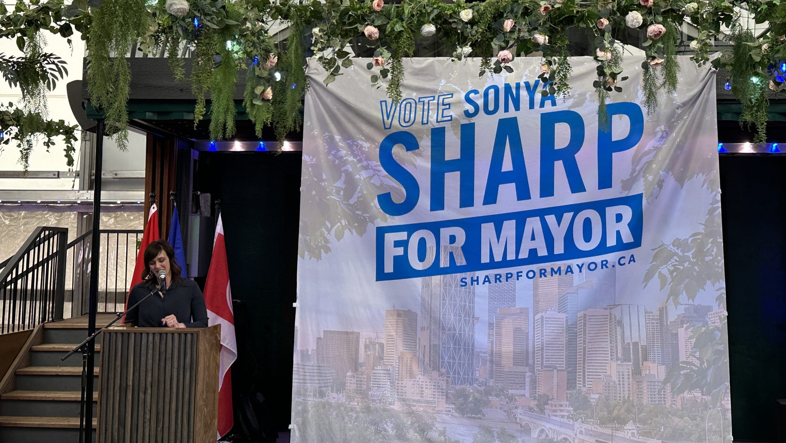 Calgary councillor Sonya Sharp announces bid for mayor