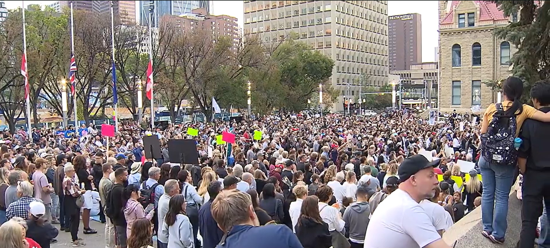 U.S. conservative activist Charlie Kirk honoured in Calgary vigil