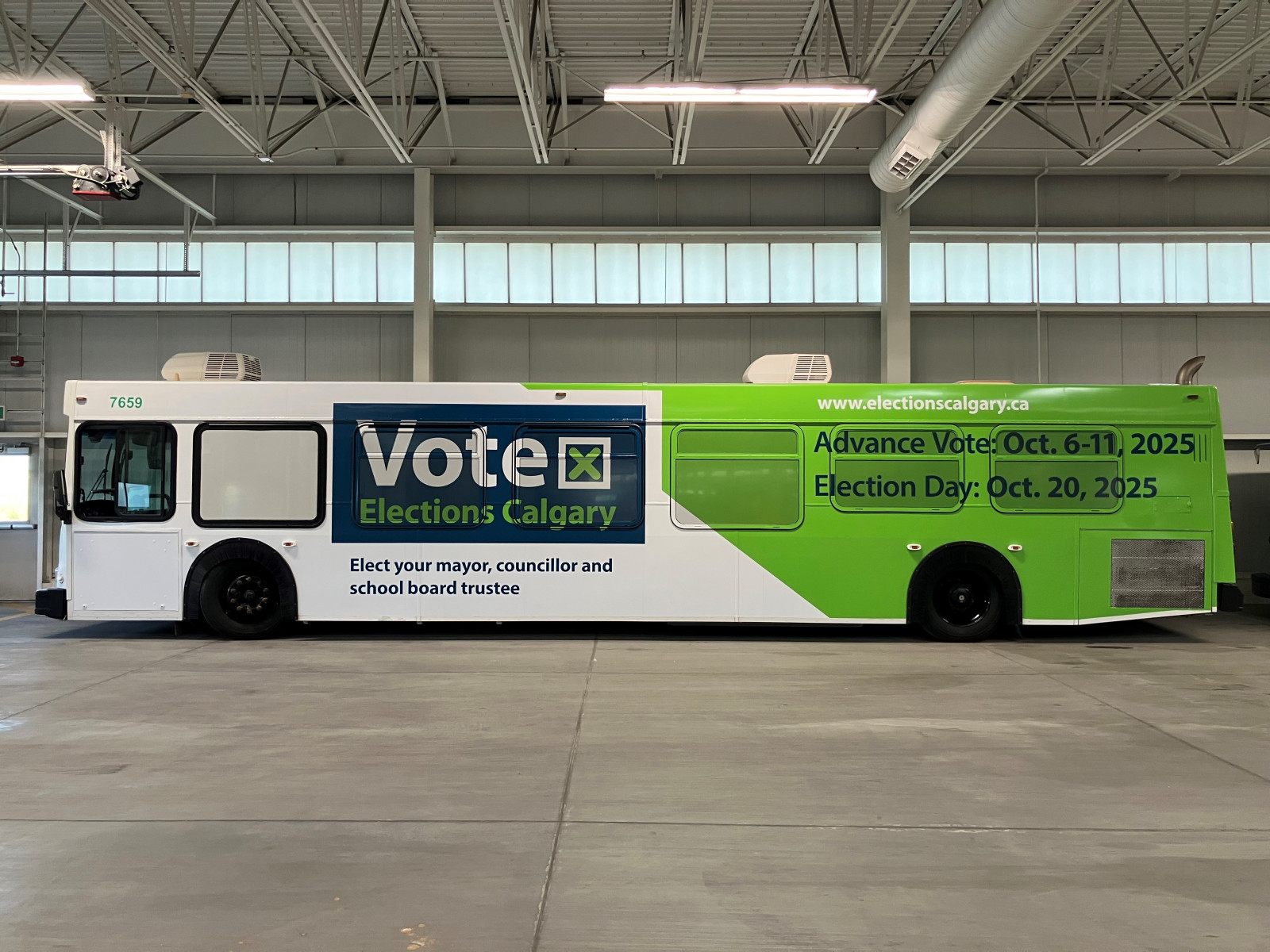 Vote Bus returns for 2025 Calgary municipal election