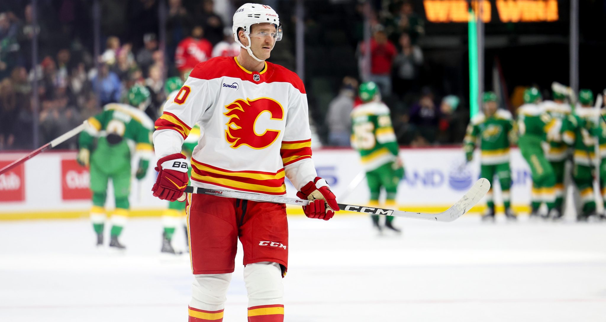 Huberdeau's heroics show Calgary Flames' close-knit bond